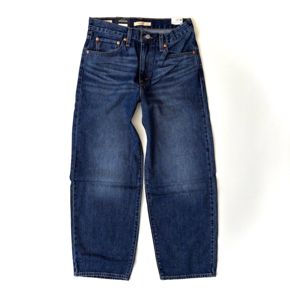Levi's | Jeans | Levis Premium Denim Nwt Baggy Dad A3494037 Dark Wash ...